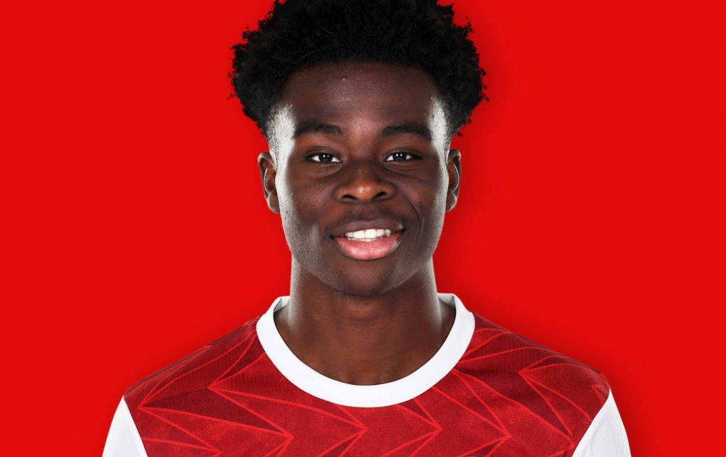 Arsenal star Bukayo Saka revealed as the best performing young player ...