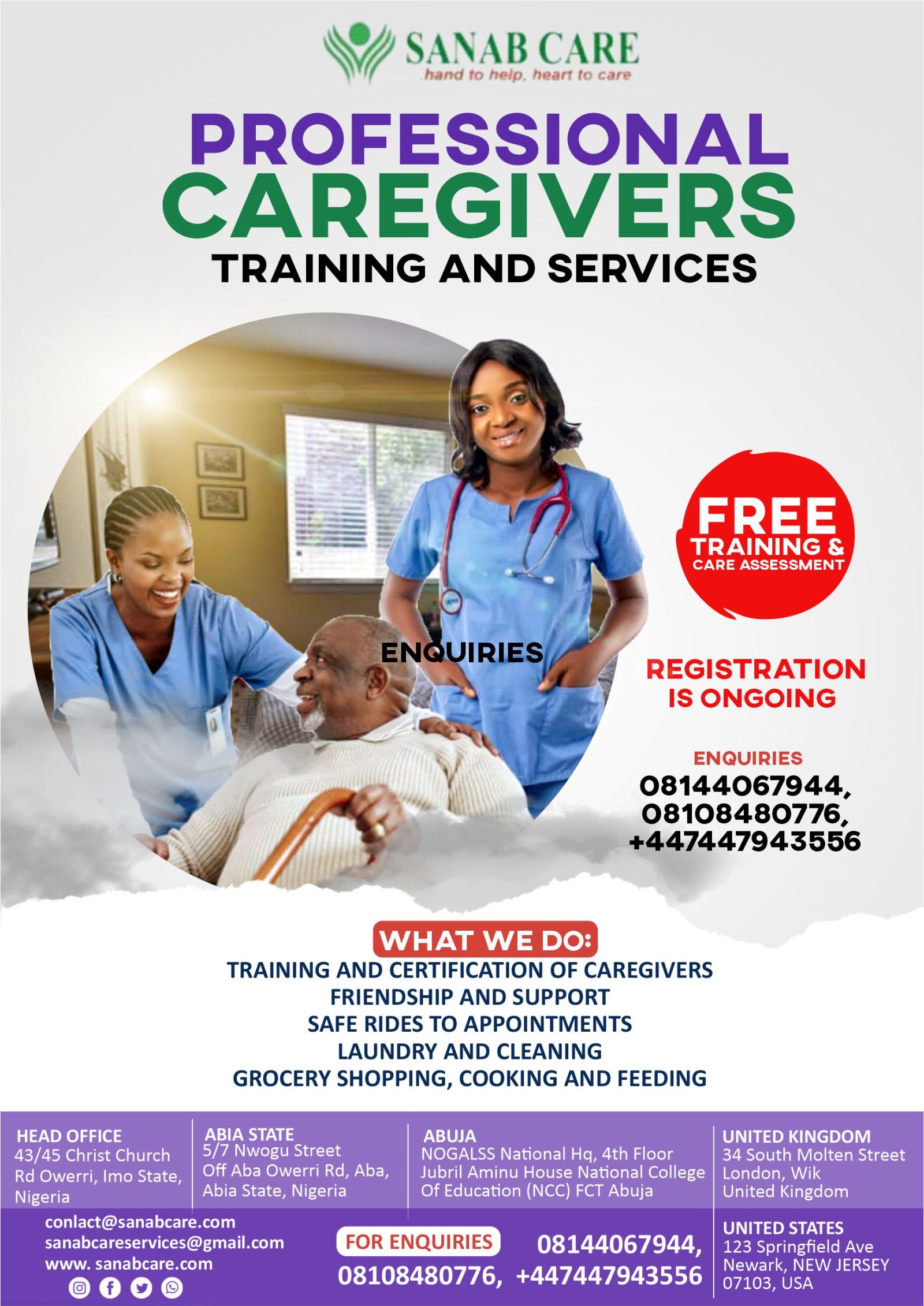 Sanab Care: How to access Professional Caregivers Across Nigeria ...